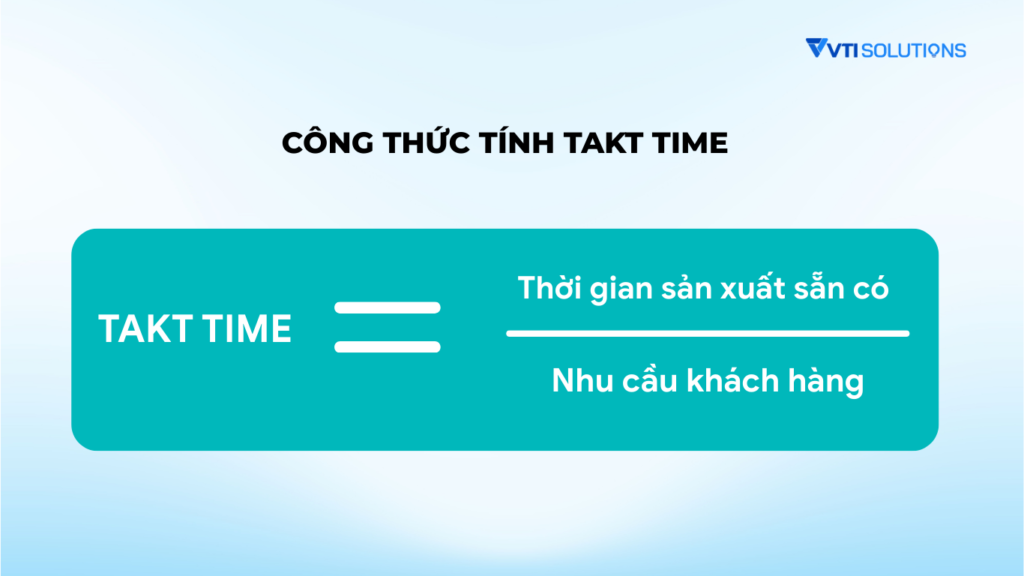 Takt time là gì? Ý nghĩa và công thức tính takt time - VTI Solutions